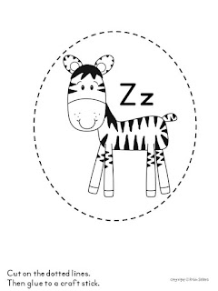 Sweet Tea Classroom: A to Z Alphabet Stick Puppets