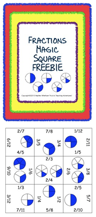 Fraction Magic Square FREEBIE | Classroom Freebies | Bloglovin’