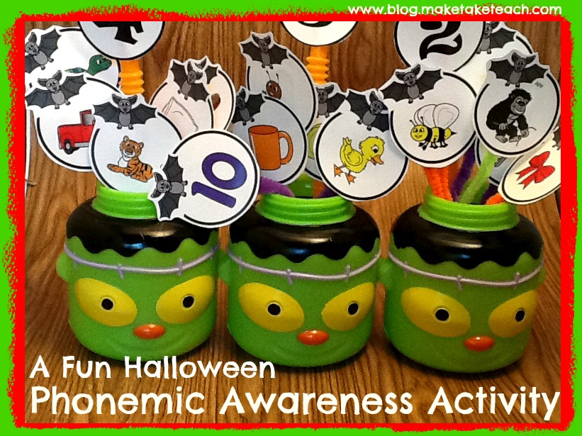 Fun Halloween Phonemic Awareness Activity - Classroom Freebies