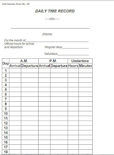 Free Programming Source Codes and Computer Programming Tutorials: Daily Time Record Form HTML ...