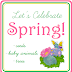 Living and Learning at Home: Let's Celebrate Spring! SEEDS
