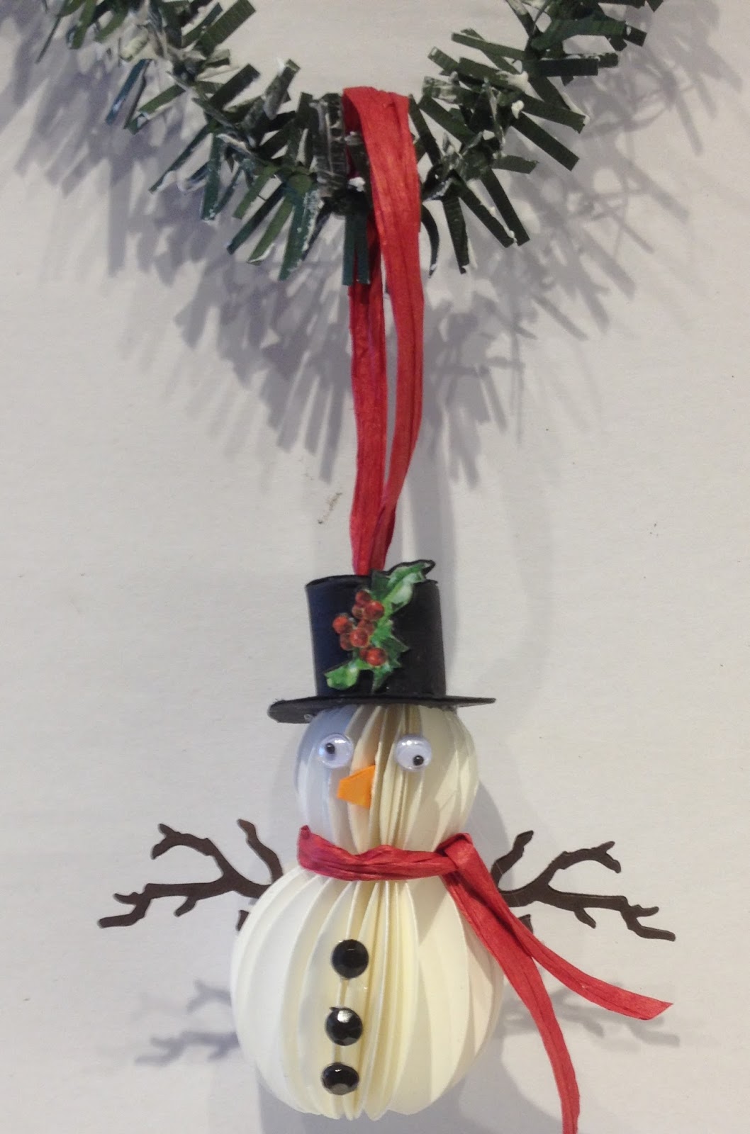 Paper Snowman Ornament Tutorial | annes papercreations | Bloglovin’
