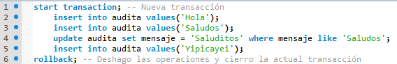 Bases de datos. SQL programado (XIII). Transacciones (II) | Programando a pasitos