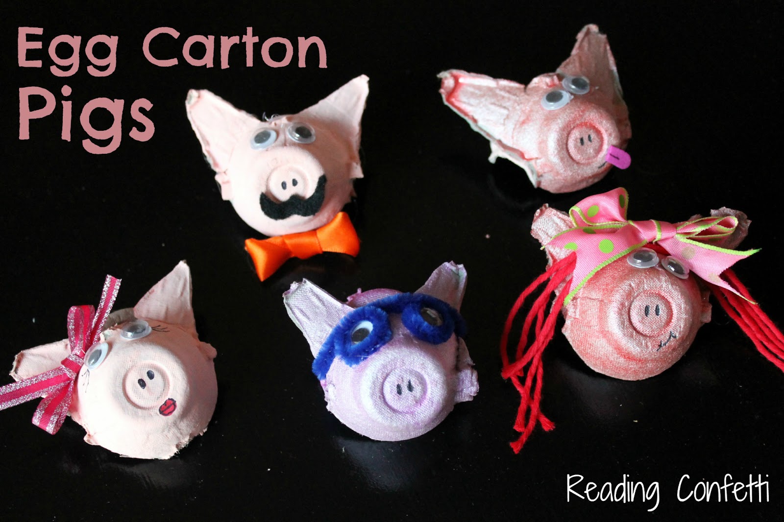 Egg Carton Pigs Aplenty, Pigs Galore!: Virtual Book Club for Kids ...