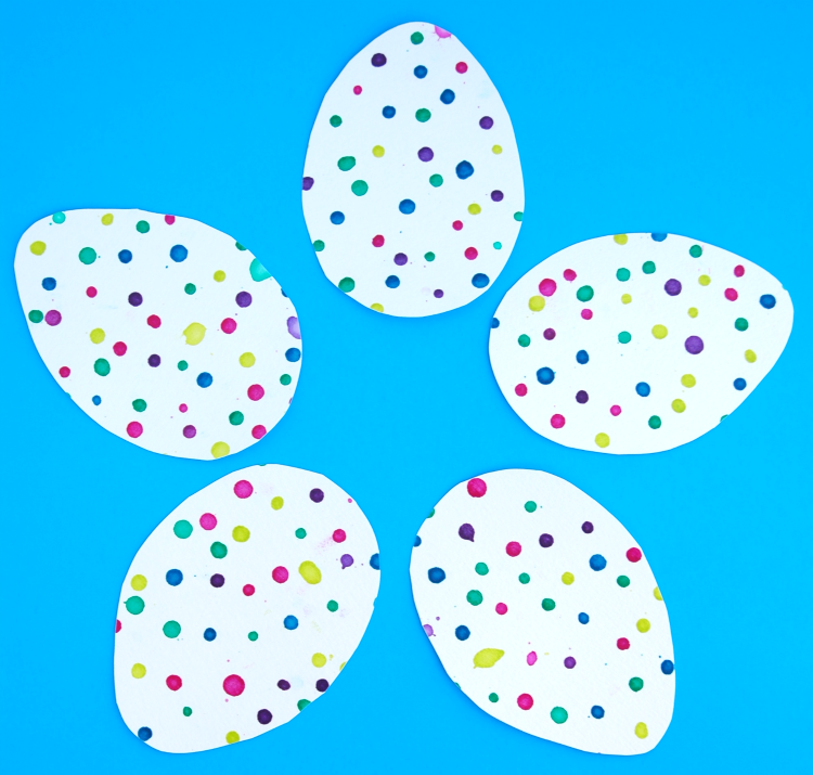 Polka Dot Easter Eggs | What Can We Do With Paper And Glue