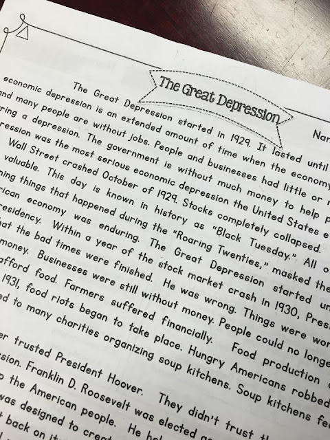 Literacy & Social Studies - For the Love of Teaching