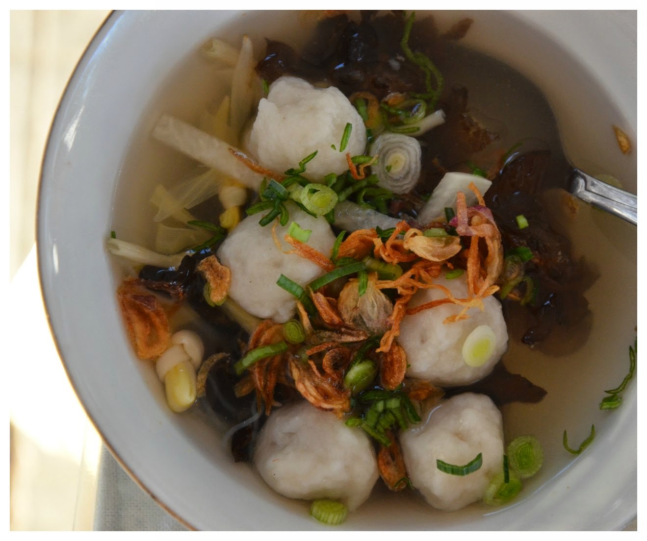 Indonesian Medan Food: Mpek Mpek Lenjer (Palembang) Indonesian Medan Food: Mpek Mpek Lenjer (Palembang)