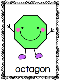 Shape Friends Posters | Mrs. Black's Bees