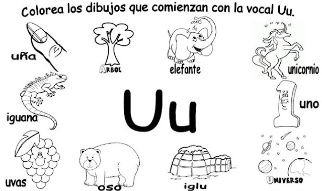 Maestros Preescolares en Accion: Tarea Vocales