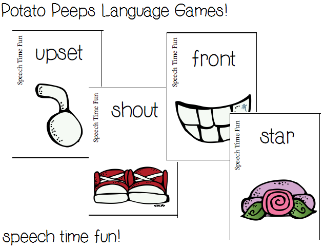 Potato Peeps Language Games!! 5-in-1!! ((plus a giveaway!)) - Speech ...