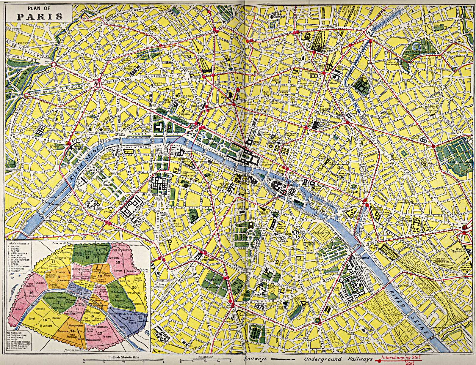 Map Of Paris France map-of-paris-france