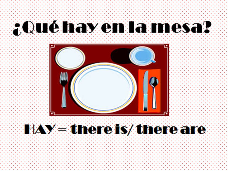 Foreign Language Diva: Free-Gratis-Que hay en la mesa presentacion