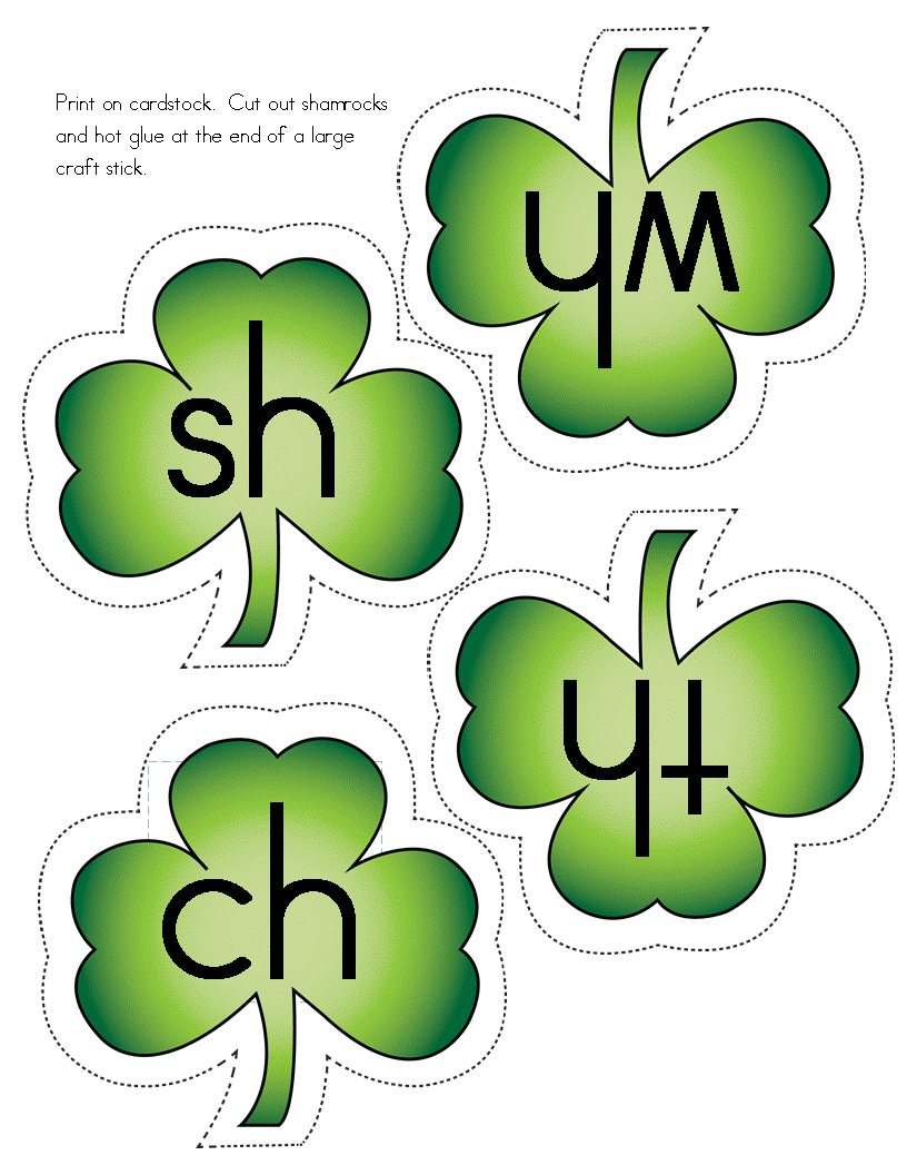 St. Patrick's Day Digraph Activity - Classroom Freebies