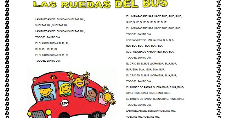 CANTORES INFANTILES: LAS RUEDAS DEL BUS DAN VUELTAS MIL