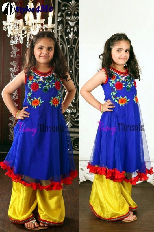 Summer Wear Dresses For Small Girls 2014 By Tiny Threads | Styles4Me - Styles4Me