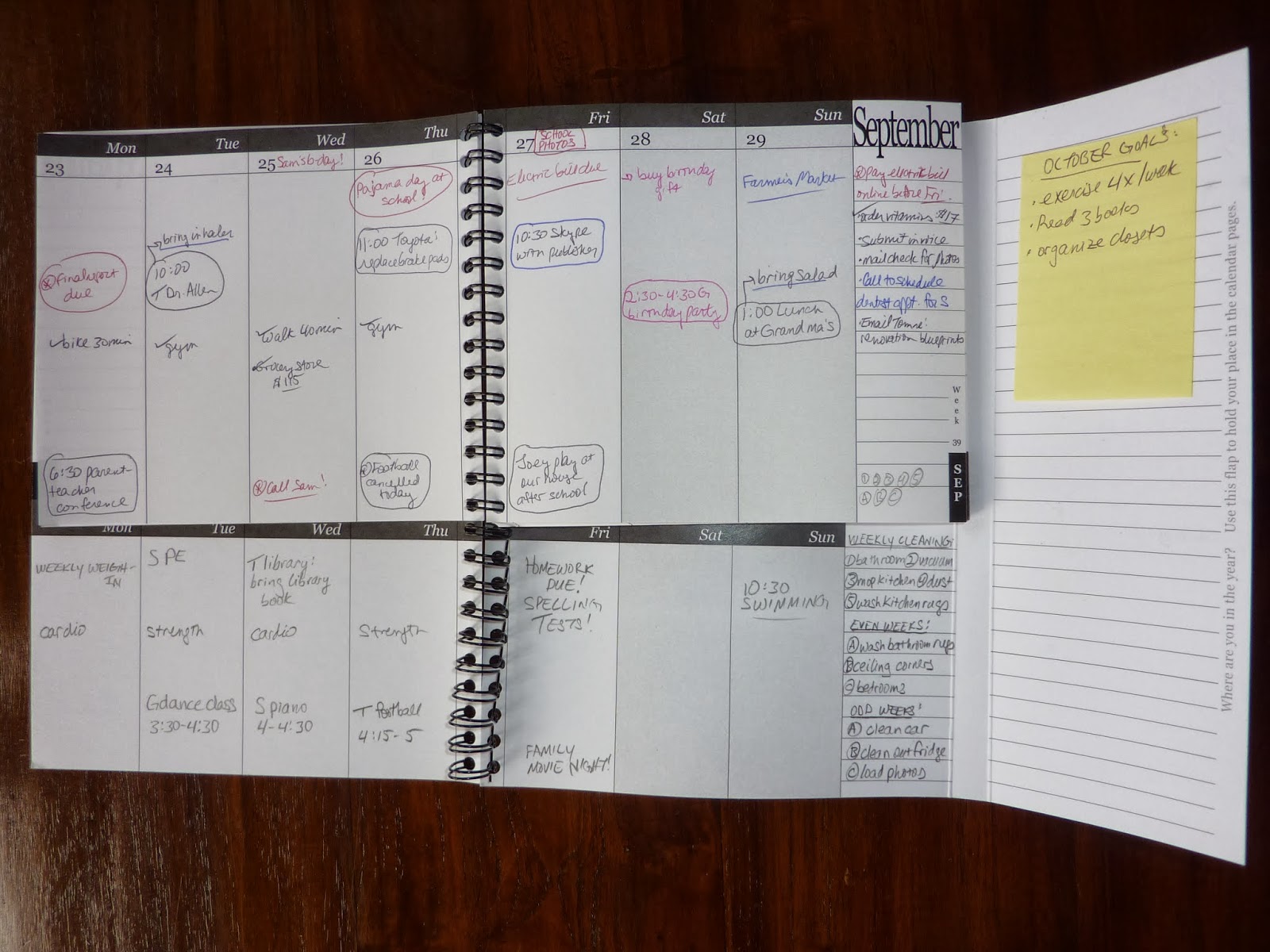 Plannerisms: WeekDate 2013-2014 Academic year planner!