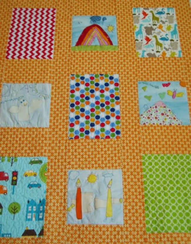 Patchwork de FUNKYPATCH: La colcha de Pablo, un encargo muy especial.