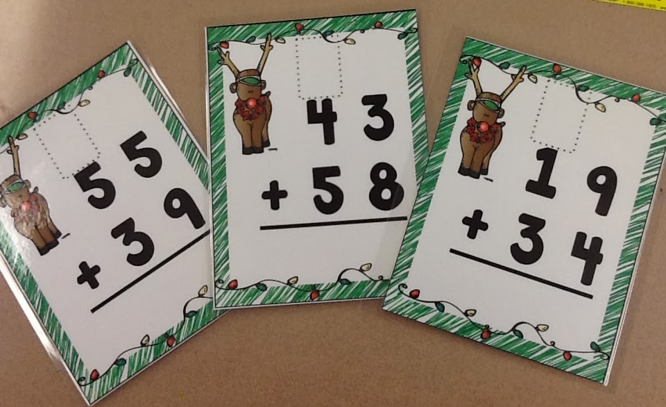 December Math Centers - Surfin' Through Second