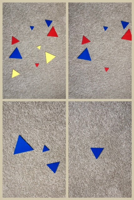 Elementary Observations: The Adjective and the Detective Triangle Game