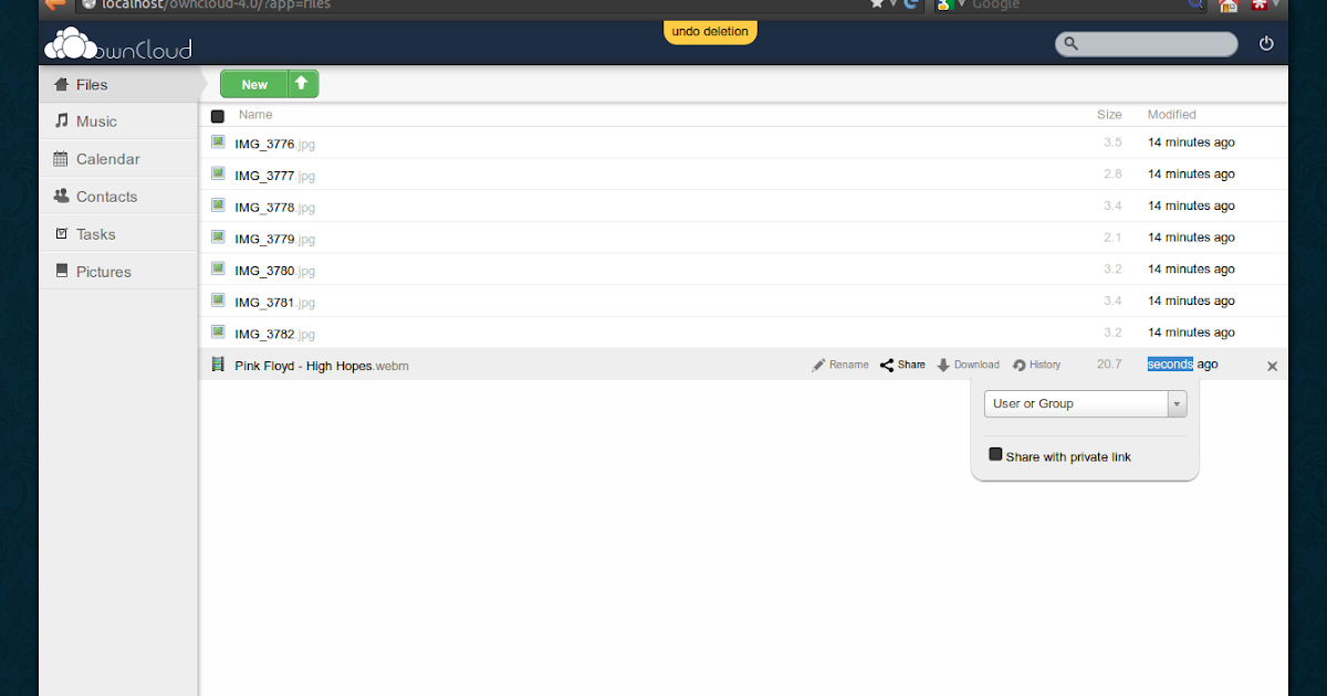 ownCloud 4 Released With File Encryption And Versioning, More ~ Web Upd8: Ubuntu / Linux blog