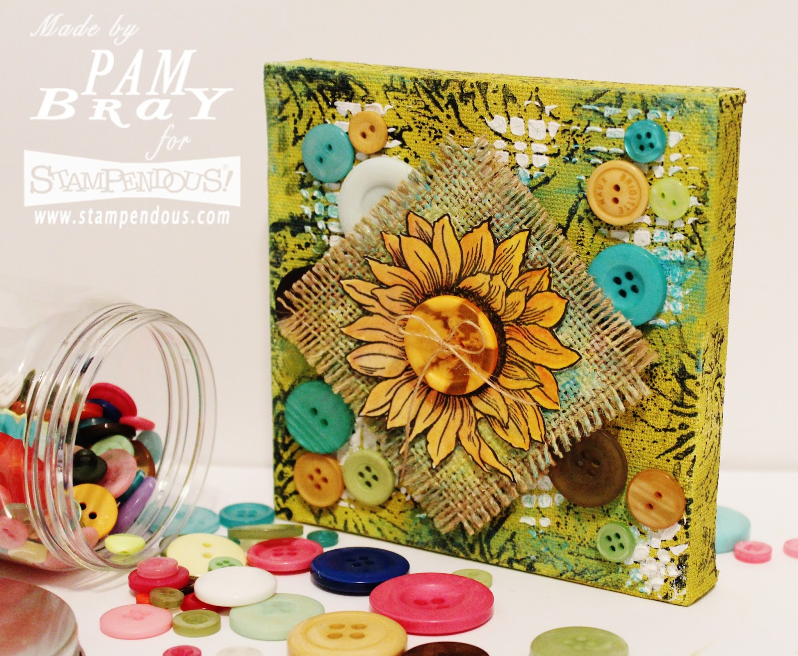 Pam Bray Designs: A Girl with Flair: Buttons, Buttons, Buttons Mixed ...