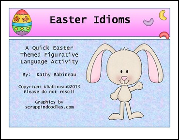 The Best of Teacher Entrepreneurs: FREE LANGUAGE ARTS LESSON - “Easter ...