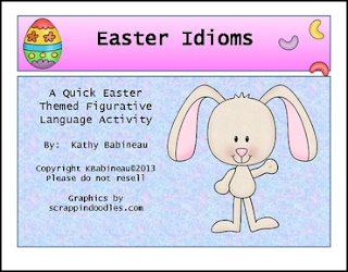 The Best of Teacher Entrepreneurs: FREE LANGUAGE ARTS LESSON - “Easter ...