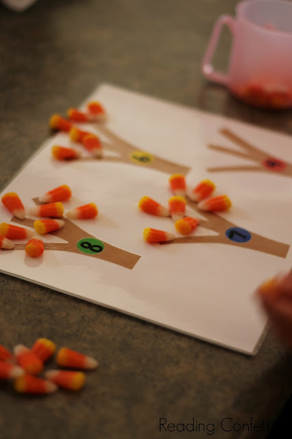 Candy Corn Counting and Math ~ Reading Confetti