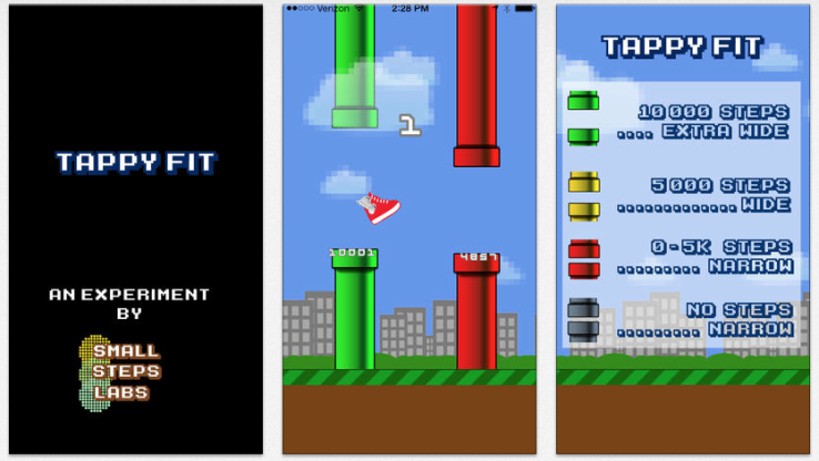 ExerGame Lab: Tappy Fit Uses Fitbit Fitness Data for Rewards in Flappy Bird-like Mobile # ...
