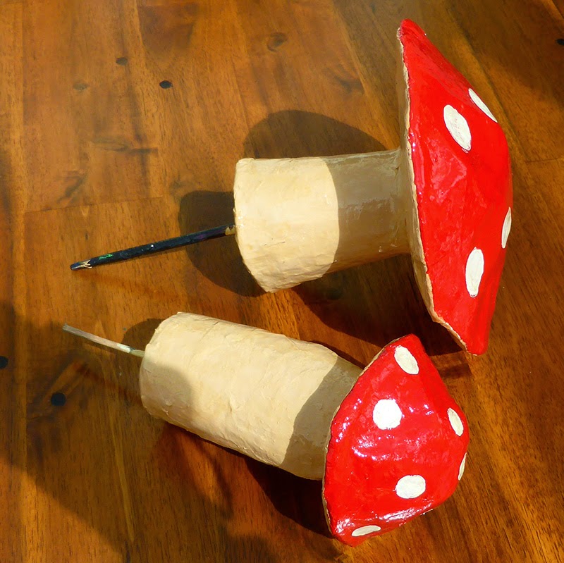 LinsArt Paper Mache Mushrooms linsart-paper-mache-mushrooms