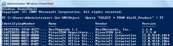 Get List Of Installed Software Programs Using PowerShell Script get-list-of-installed-software-programs-using-powershell-script