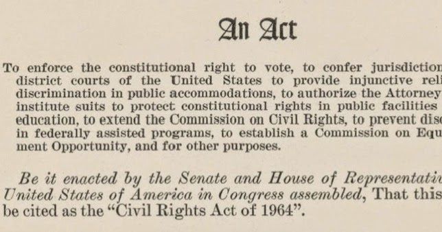 The '60s at 50: Thursday, July 2, 1964: Civil Rights Act of 1964