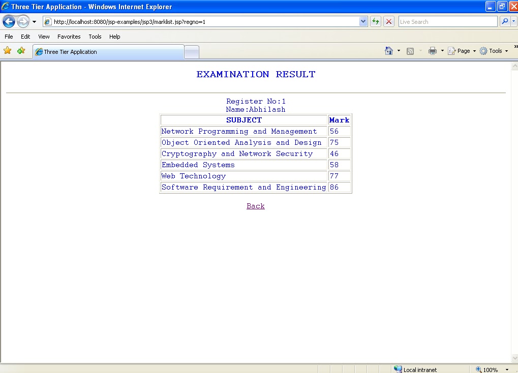 Stuff4techies: Displaying student marklist using Java Server Pages Stuff4techies: Displaying student marklist using Java Server Pages