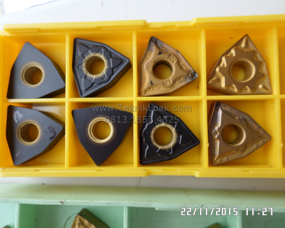 Insert Bubut Wnmg 080404/08/12 | Pisau Bubut | Chip Bubut | Insert Carbide Baru