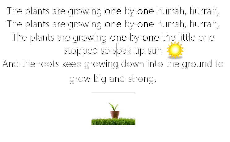 Purposeful Homemaking: Plant Song Sequence Cards