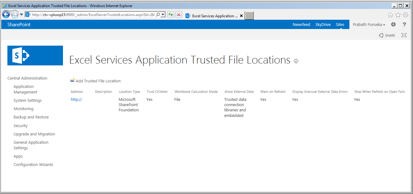 Prabath s Blog Configure Excel Services In SharePoint 2013 prabath-s-blog-configure-excel-services-in-sharepoint-2013
