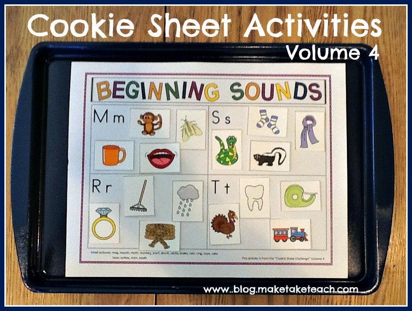 Cookie Sheet Activities- Beginning Sounds - Classroom Freebies