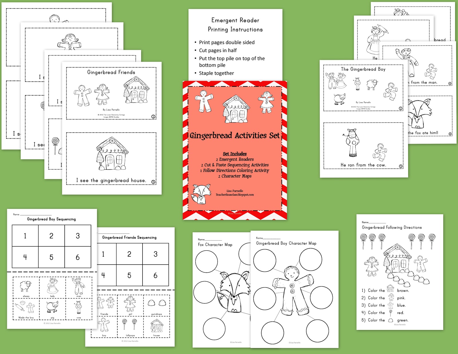 The Lower Elementary Cottage: Santa Emergent Readers