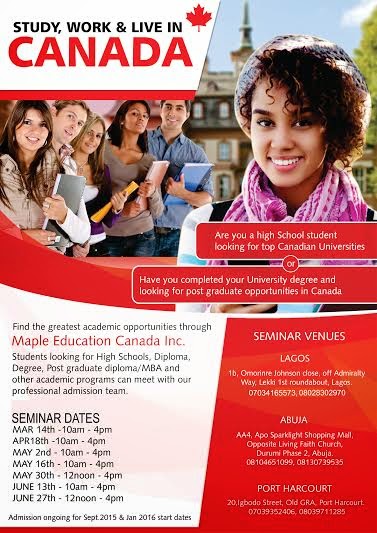 Study, work & live in Canada