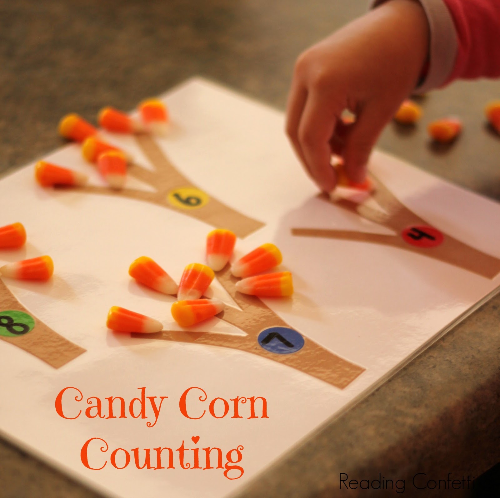 Candy Corn Counting and Math ~ Reading Confetti