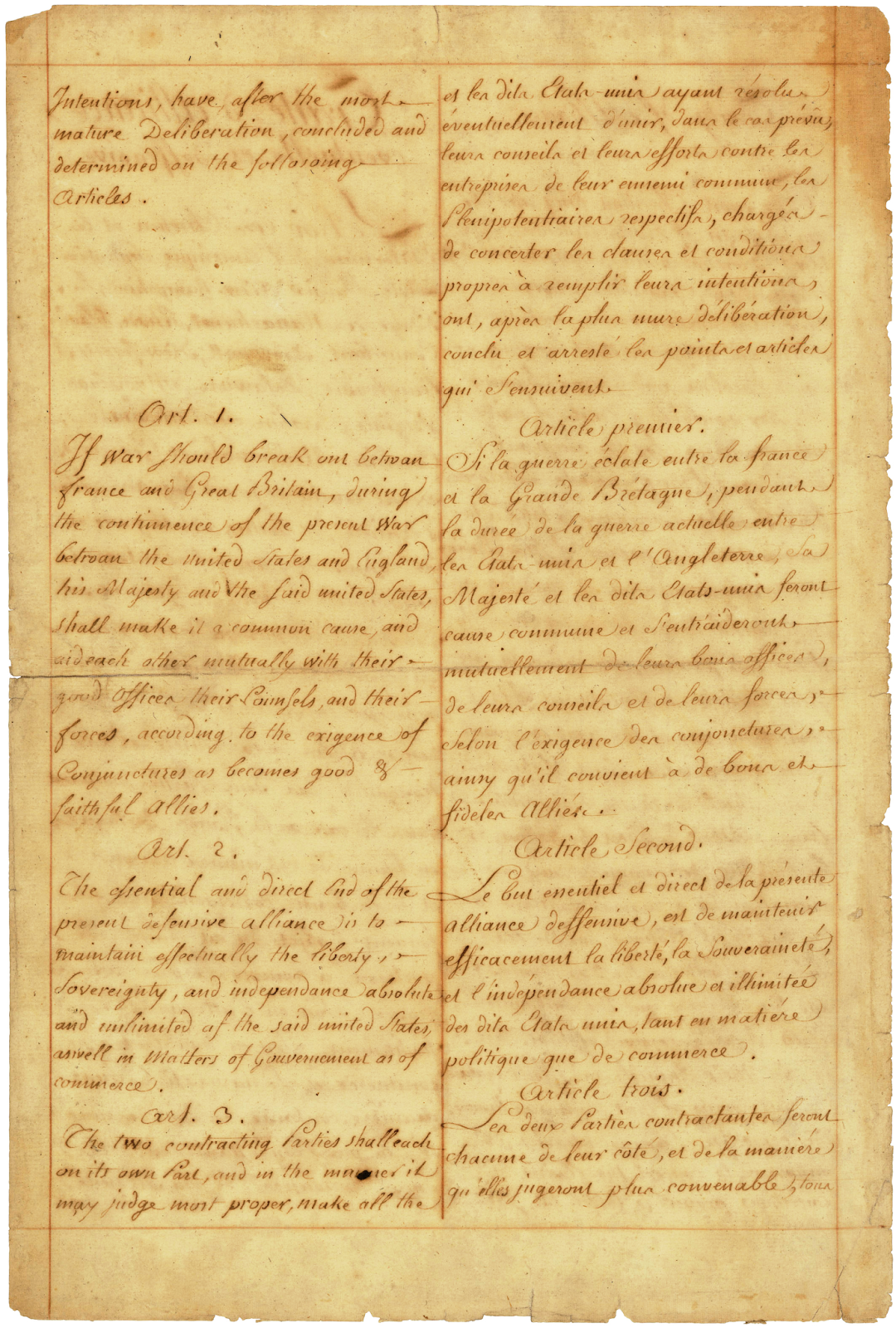 President Henry Laurens: Franco-American Alliance