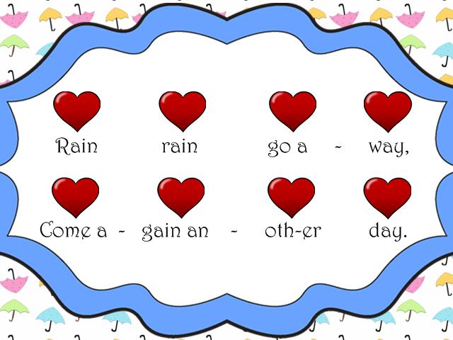 Kodaly Inspired Classroom: Rain Rain Go Away