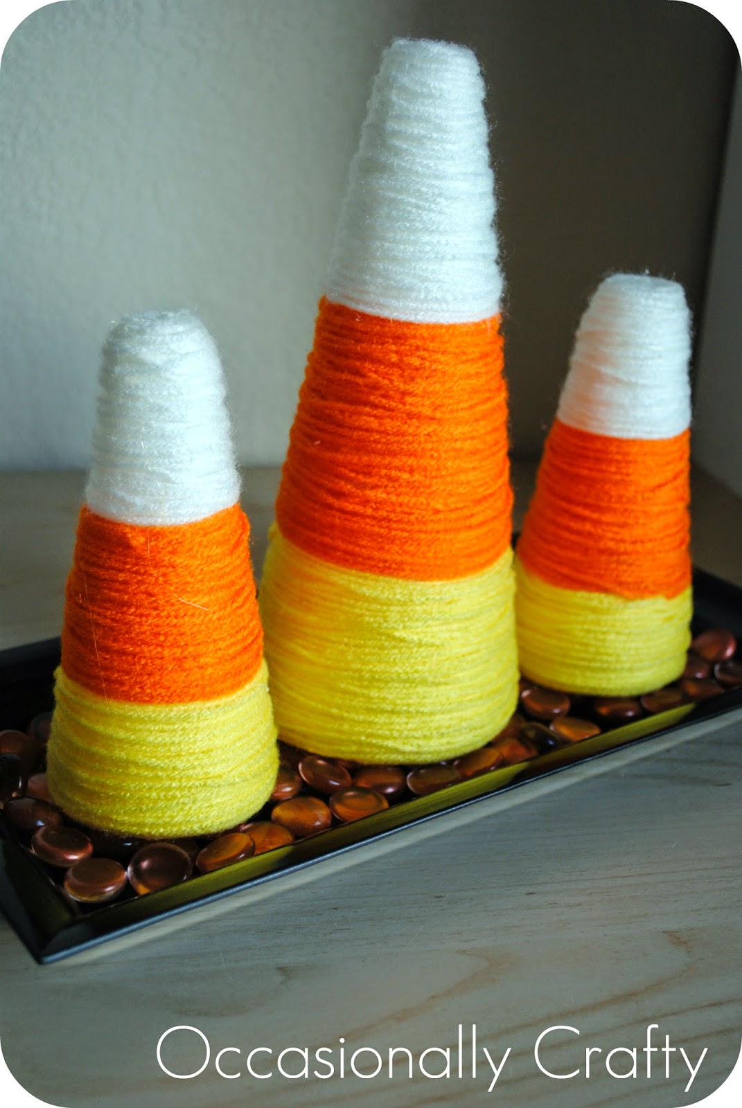 Sister's Challenge {Candy Corn Crafts}: Laura's Glass Block ...