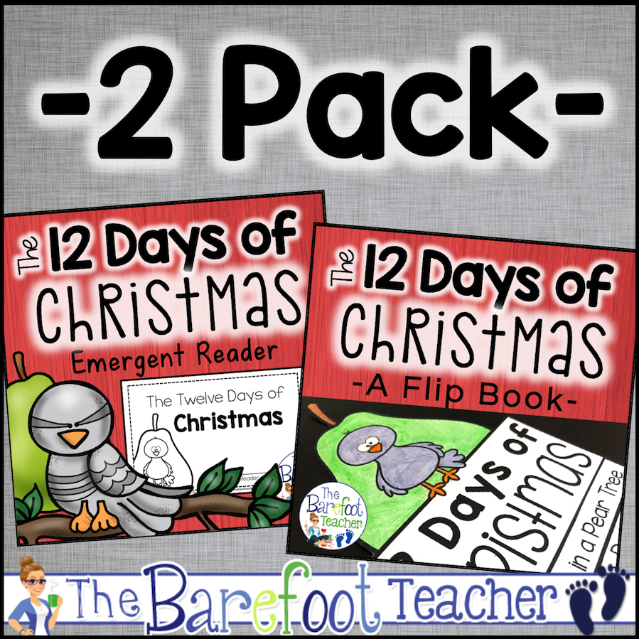 The 12 Days of Christmas Flip Book & Emergent Reader Activities | The ...