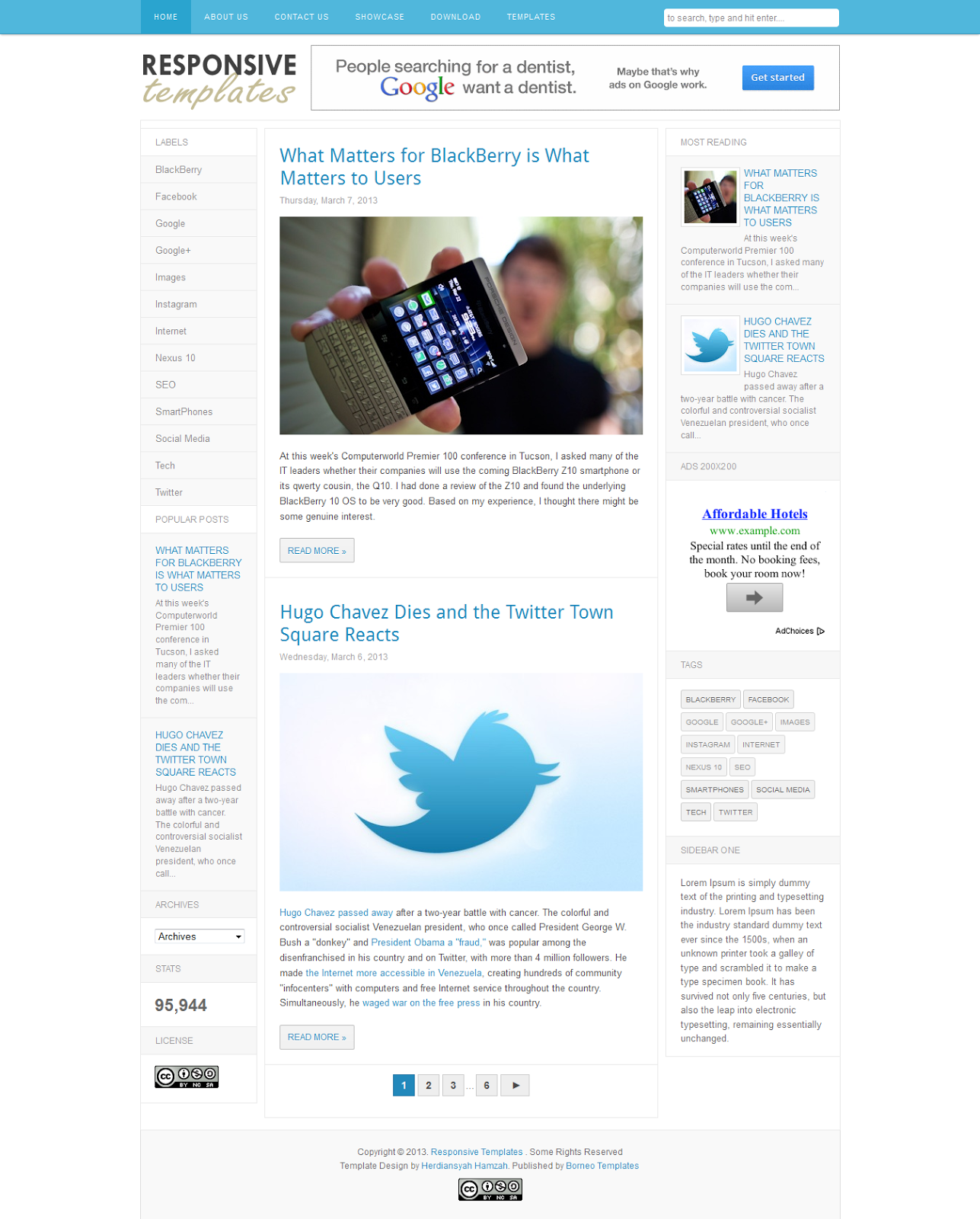 Top best Responsive Blogger templates Blogspot xml templates: 3 Column ... Top best Responsive Blogger templates Blogspot xml templates: 3 Column ...
