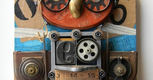 My Owl Barn: Jen Hardwick: Recycled Art Assemblage