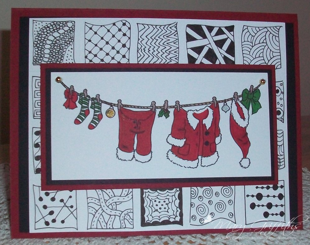 My Stampin' Hide-away: Zentangle Christmas