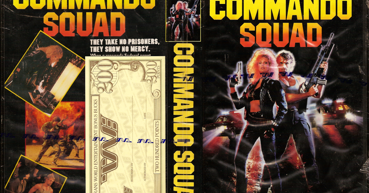 Basement of Ghoulish Decadence: Commando Squad (1987) - 1987 Trans World Entertainment Betamax ...