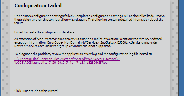 Mostafa's Blog: Fixing SharePoint 2013 Errors when running SP configuration products wizard