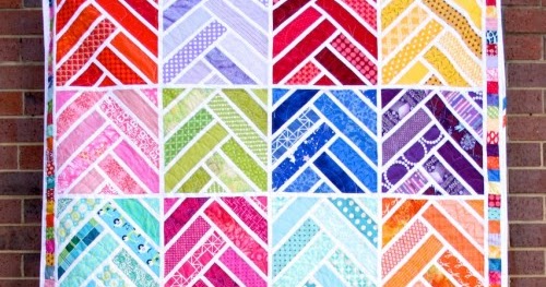 Quilt Today: Broken Herringbone quilt along - Tutorial